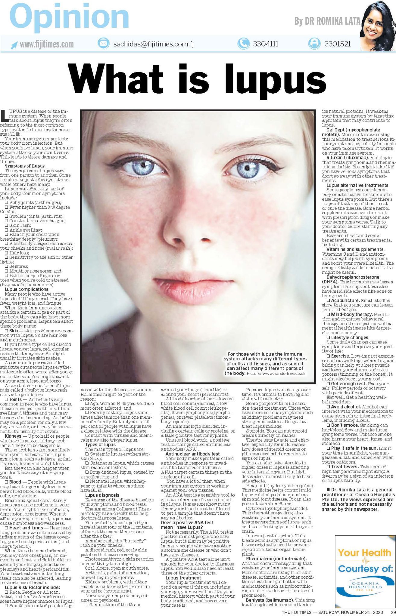 What is lupus - Oceania Hospitals